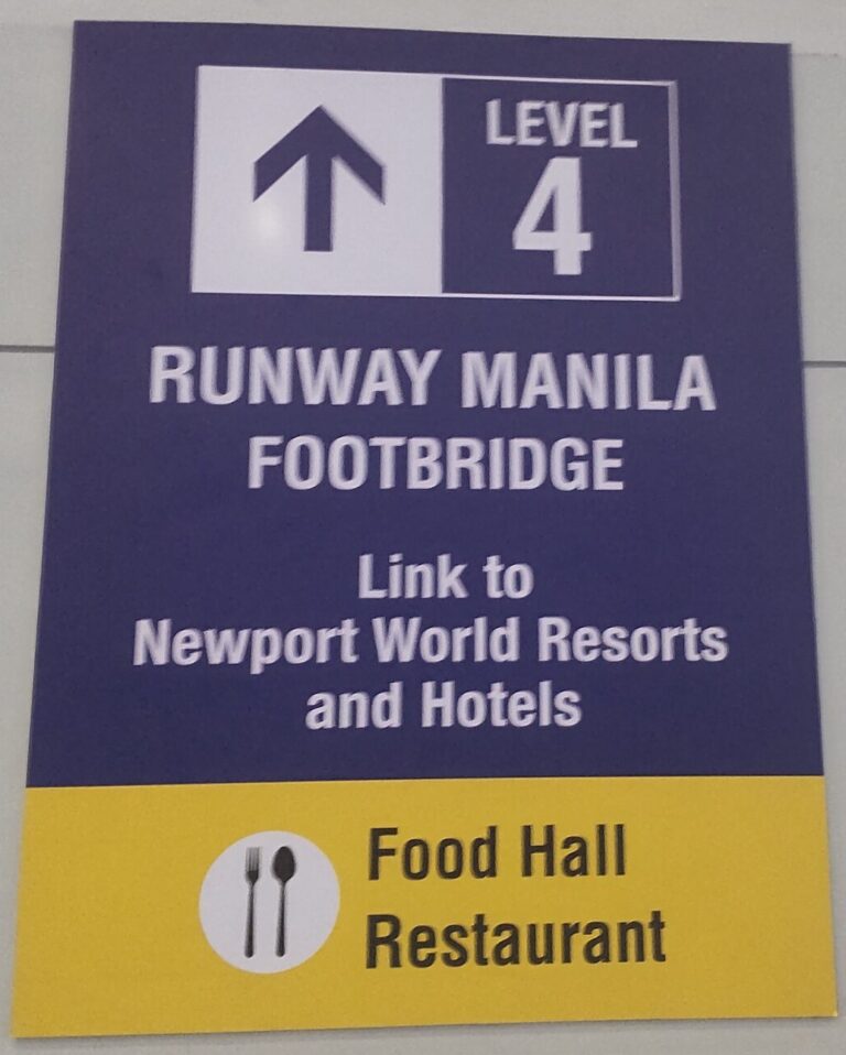 Walking to the Hotel Area from Manila Airport Terminal 3: The Runway ...